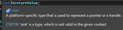 Cannot cast to `nint` or `nuint` right after getting the address of a symbol · Issue #62798 ...