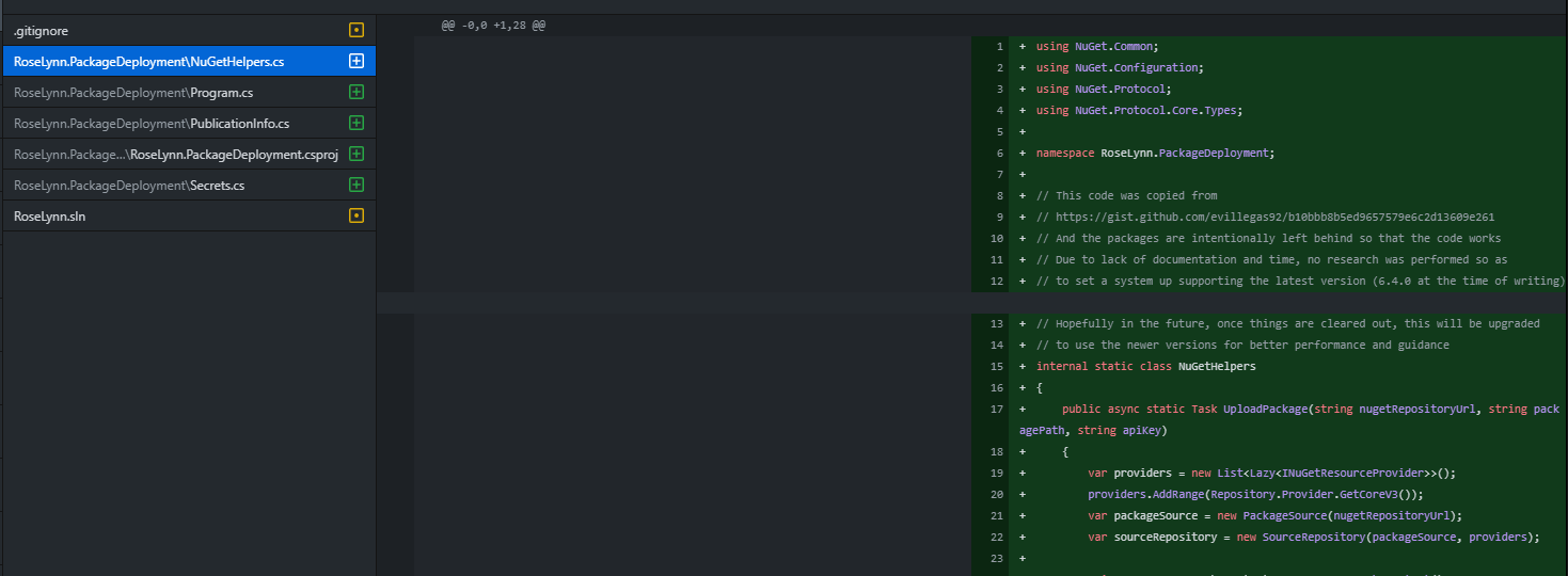 Extra line below diff with added line in split view when pane sized to fit all characters ...