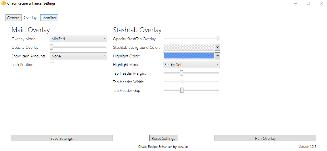 Clicking the "0" or stash button only brings up grid but does not count ...