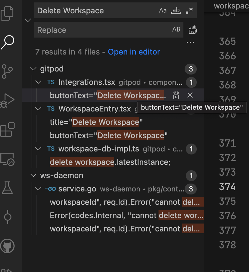 [dashboard] Remove integration dialog has wrong button text (“Delete Workspace” instead of ...