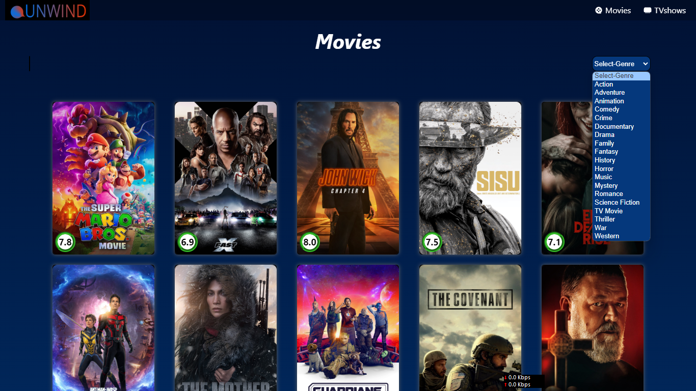 GitHub - MAYANKRATRE10/UNWIND: MERN stack MOVIE WEB APP