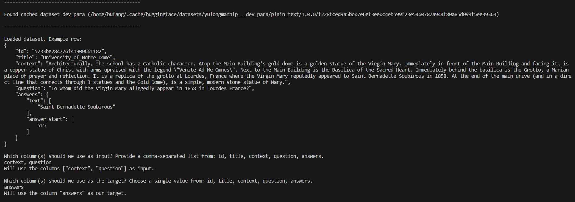 Valueerror Column Name Input Col Not In The Dataset Current Columns In The Dataset [] · Issue