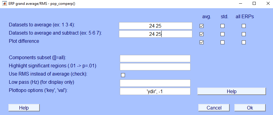 pop_comperp doesnt give output - empty figure without warnings · Issue #492 · sccn/eeglab · GitHub