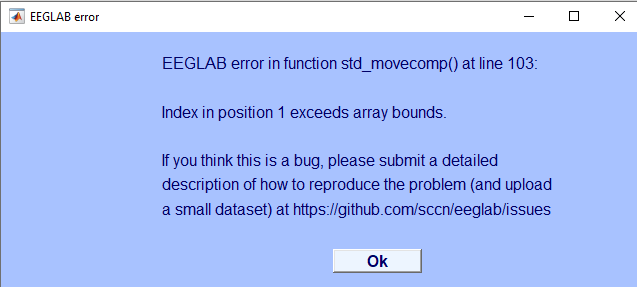EEGLAB error - moving components between clusters · Issue #504 · sccn/eeglab · GitHub