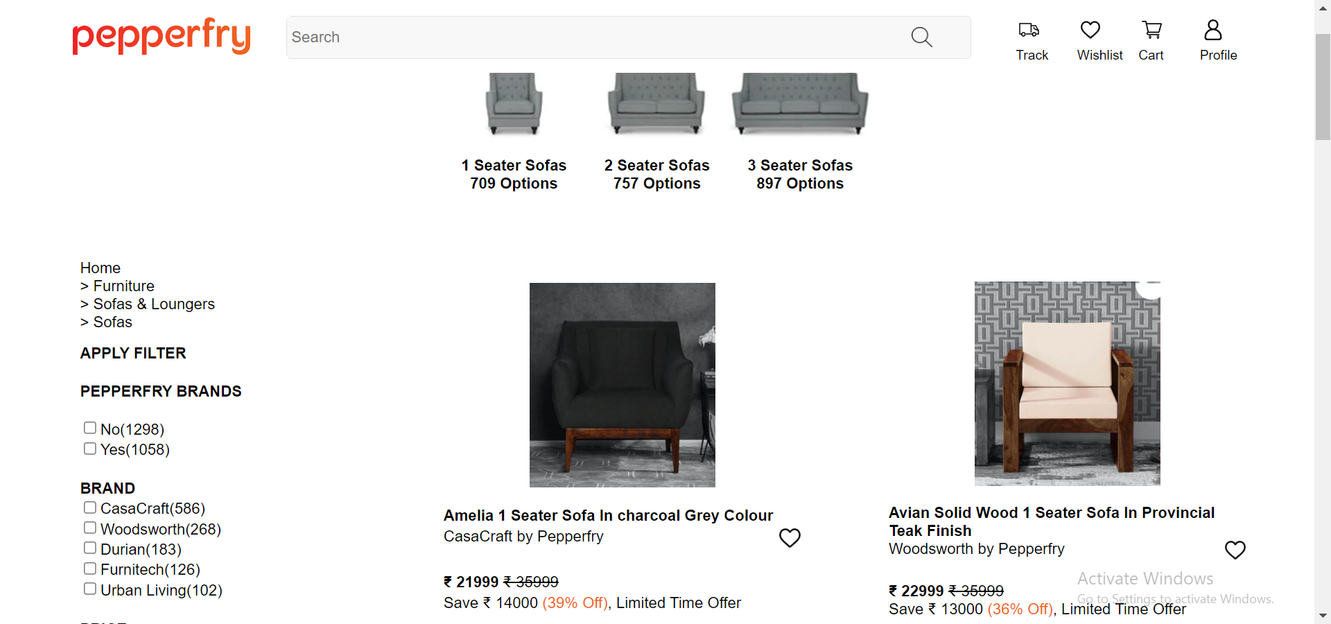 GitHub - abhishek-0607/pepperfry_clone: pepperfry is a E-commerce website, from where you can ...