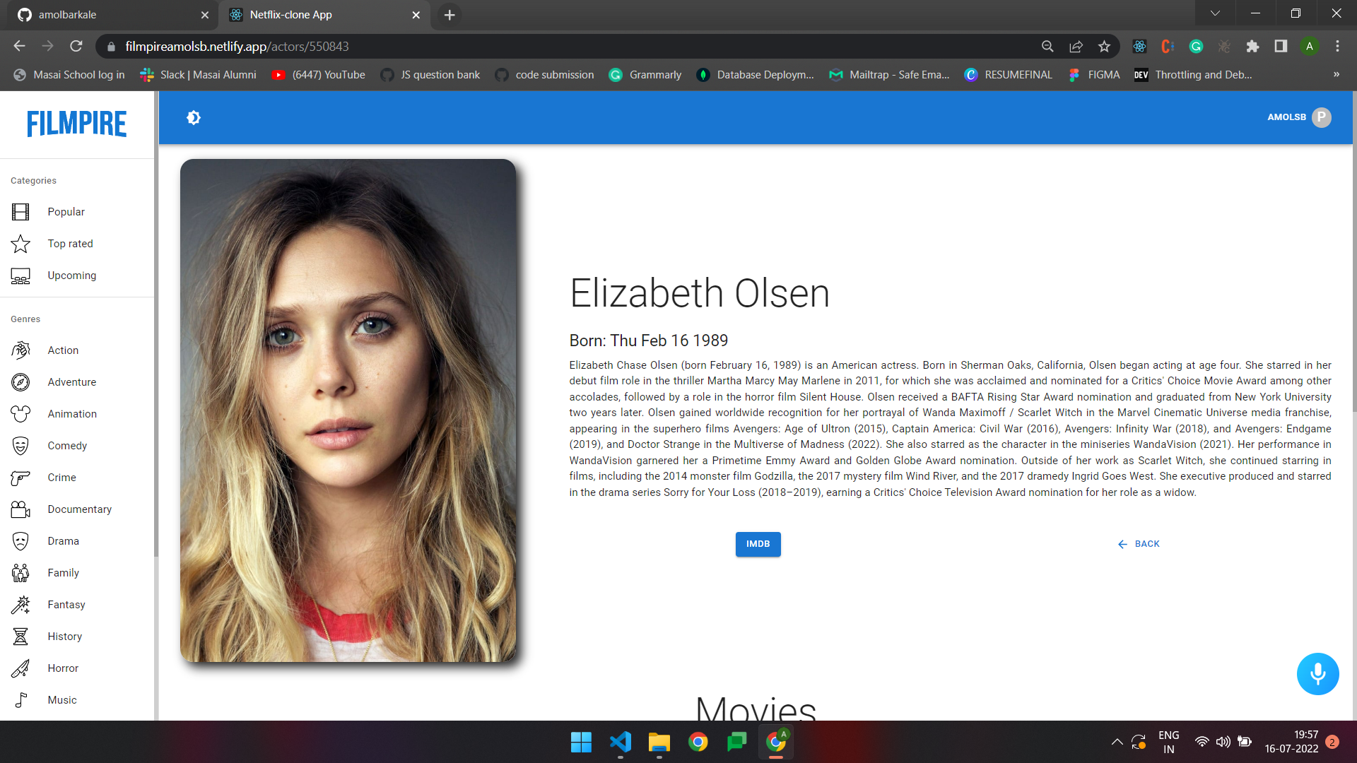 GitHub - amolbarkale/Netflix-clone