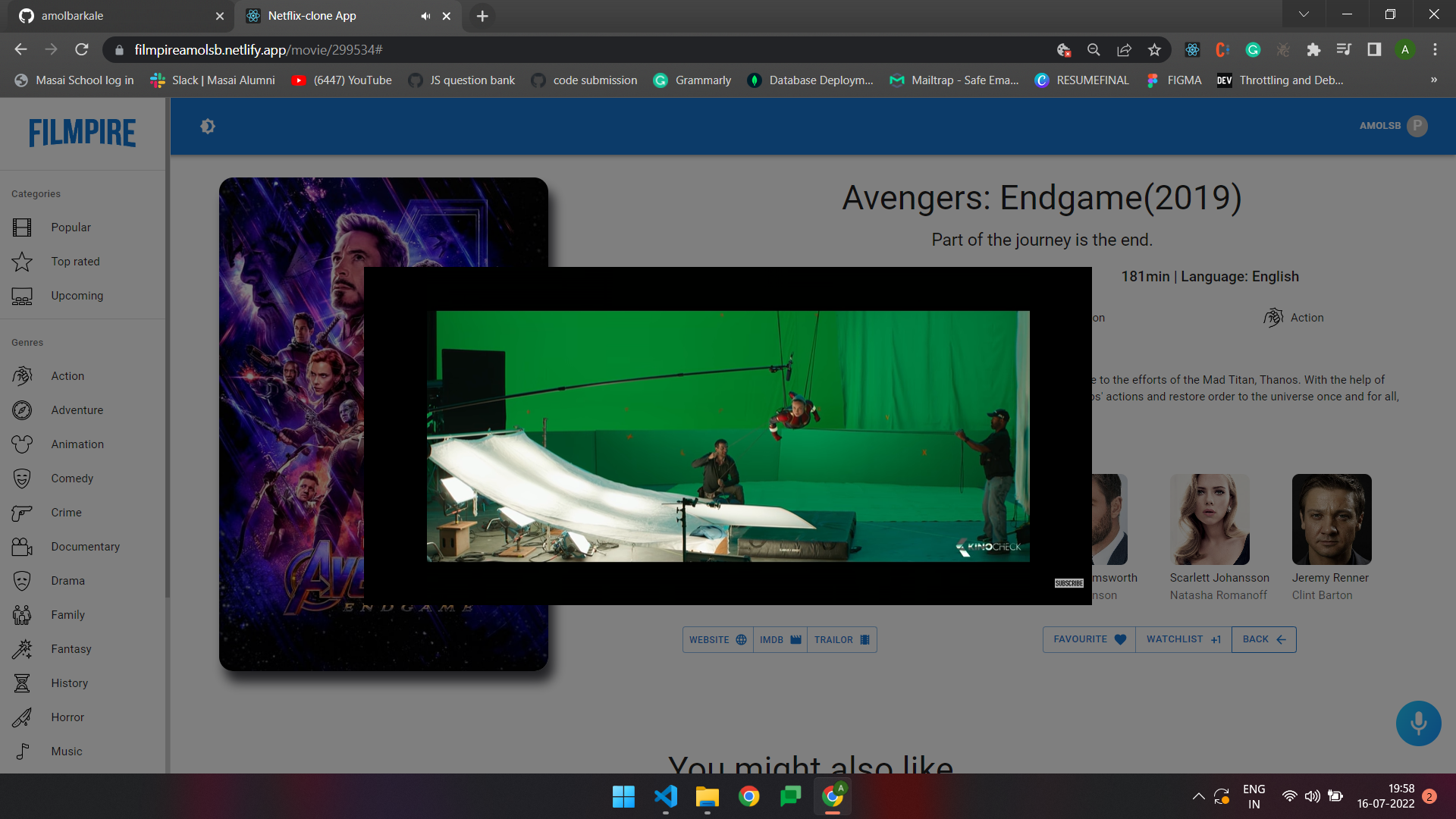 GitHub - amolbarkale/Netflix-clone