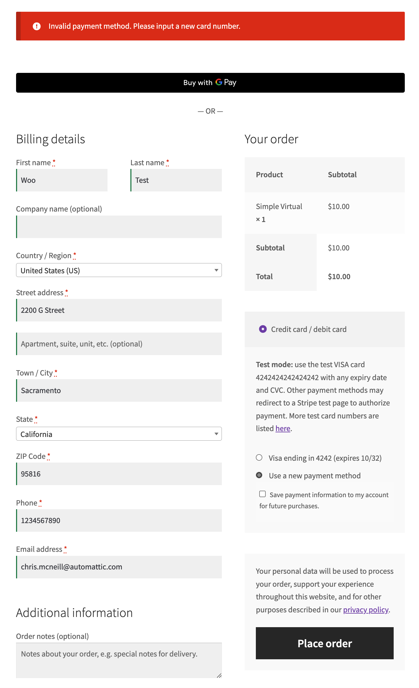 UPE Card Fields Hidden with Optimization Plugins · Issue #5224 · Automattic/woocommerce-payments ...