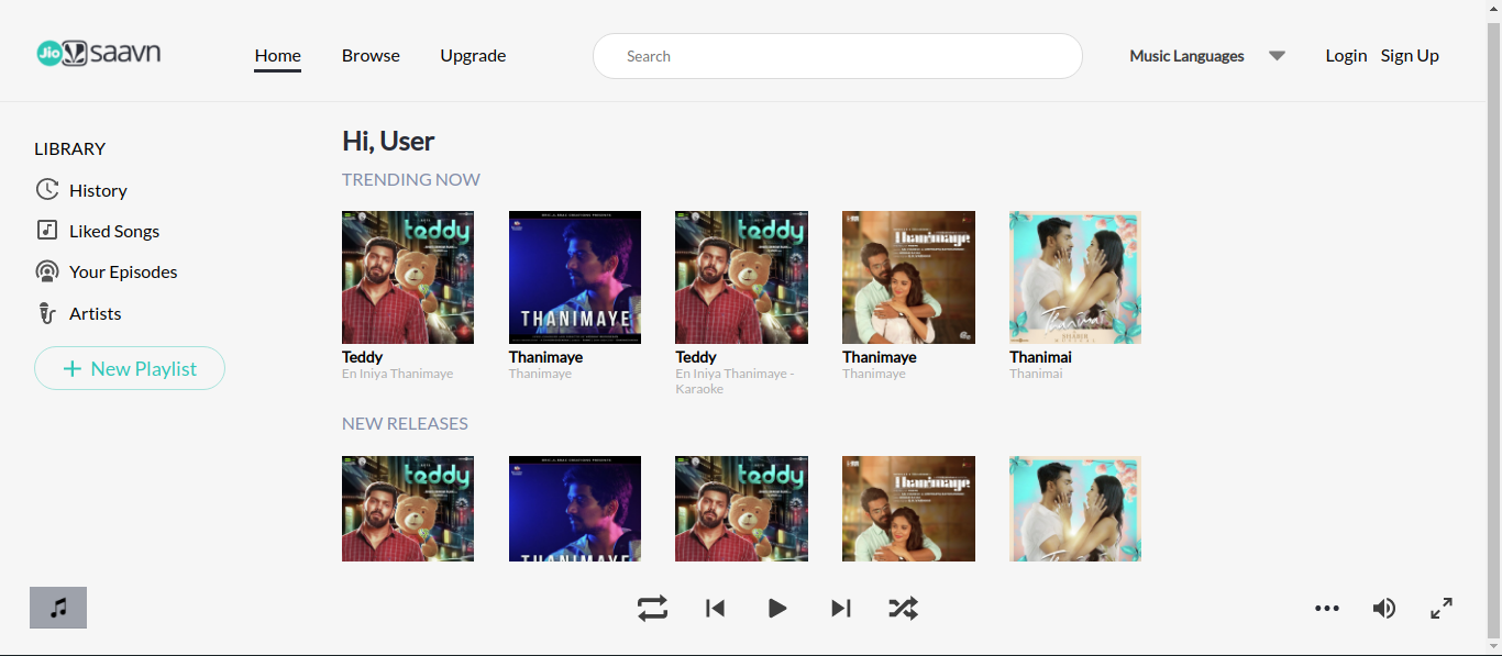 GitHub - Sabareesh-Subramanian/JioSaavn_Clone: This repository has the UI clone of JioSaavn.com ...