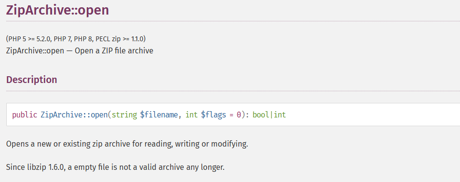 ZipArchive using old documentation · Issue #2201 · bmewburn/vscode-intelephense · GitHub