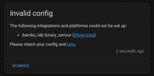 [Feature] Add time lapse sensor or attribute · Issue #105 · greghesp/ha-bambulab · GitHub