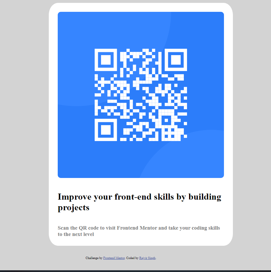 GitHub - RajvirSingh5/QR-code-component: FM 1 : QR code component