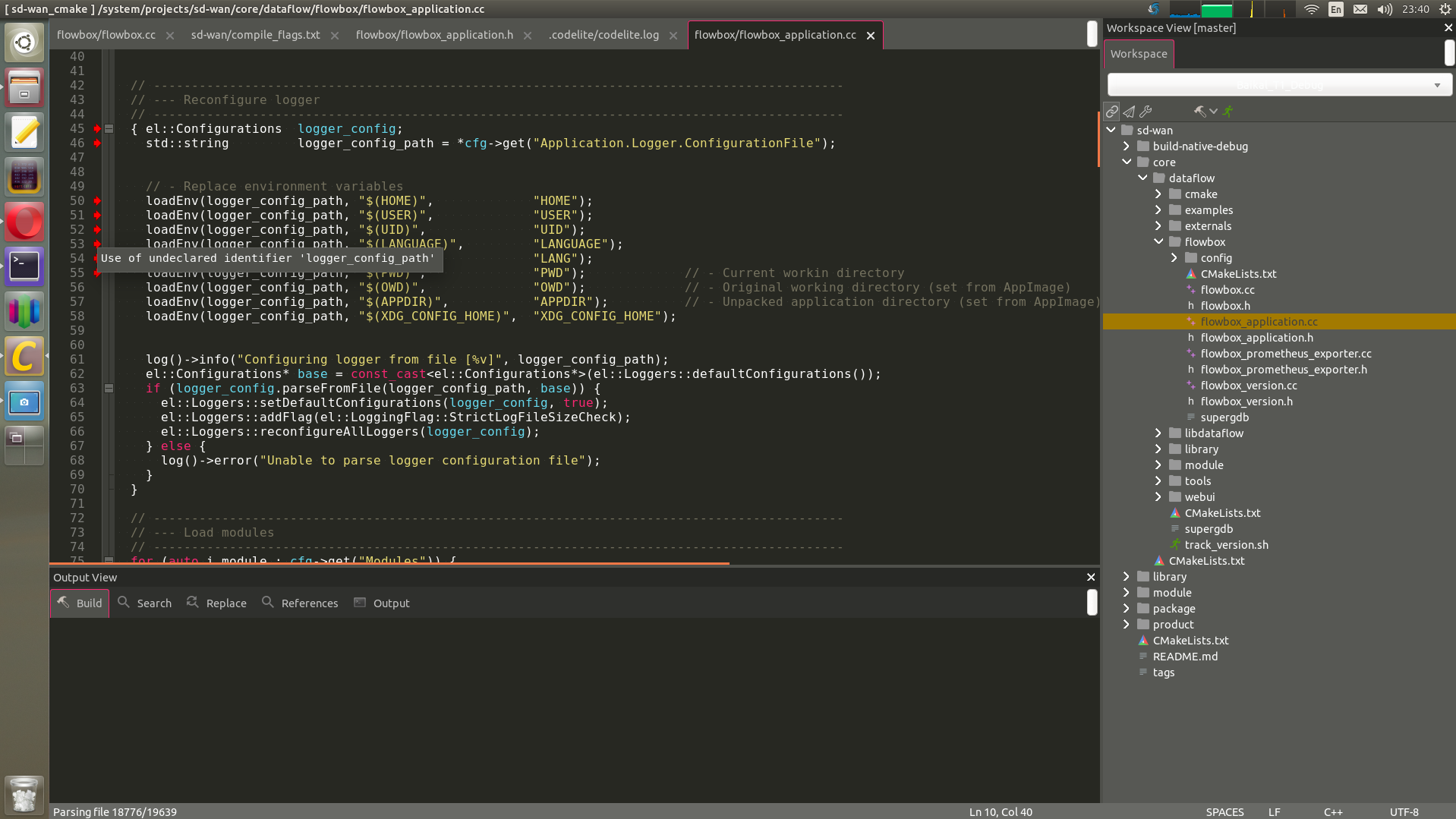 C/C++ tagging broken on v15.x (filesystem project) · Issue #2854 · eranif/codelite · GitHub