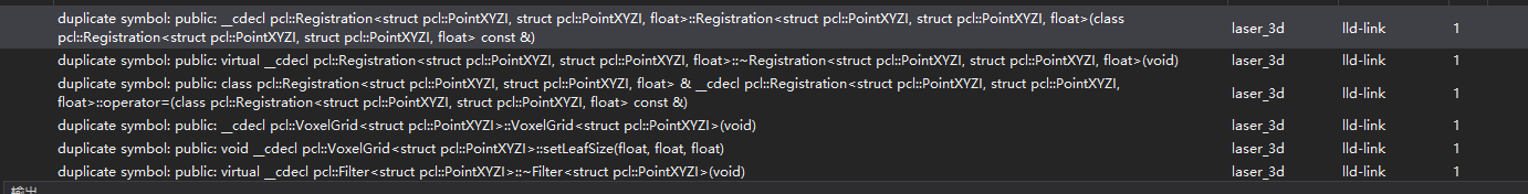 Compilation ERROR !!!! duplicate symbol pcl::Registration · Issue #5734 · PointCloudLibrary/pcl ...