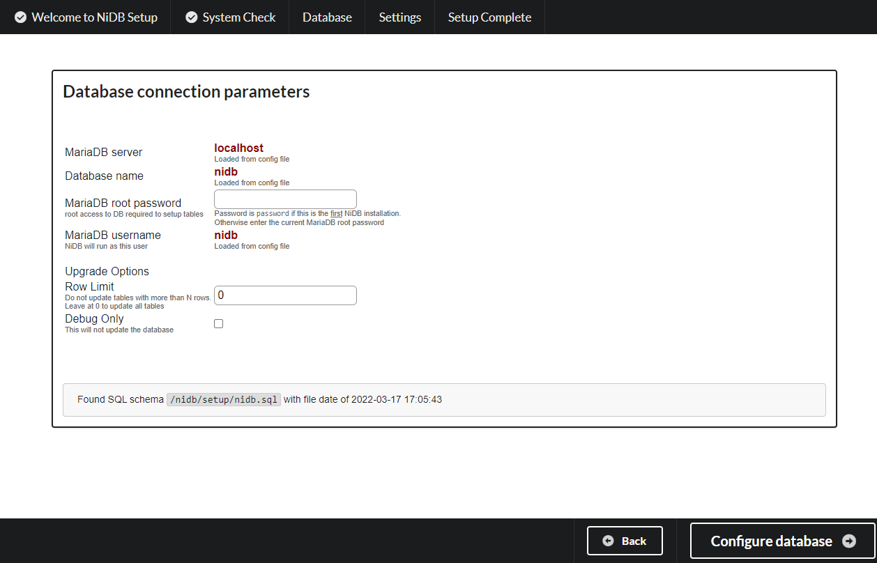 Installation - NiDB Documentation