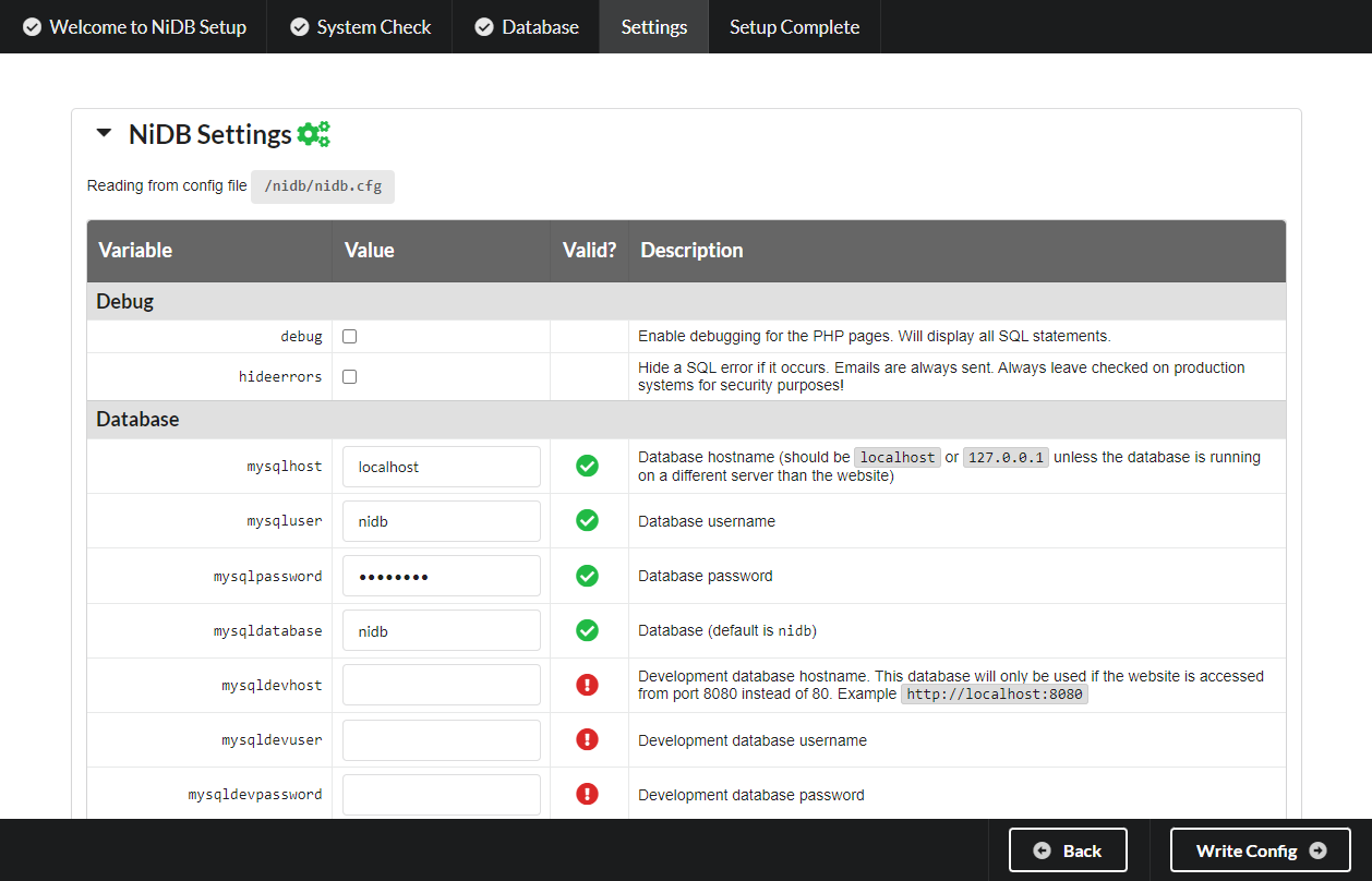 Installation - NiDB Documentation