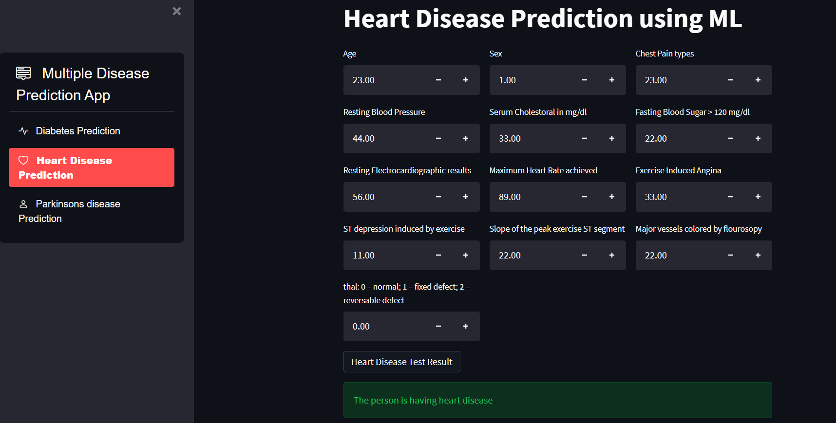 GitHub - vedantkadam/Multiple-Disease-Detection-Using-ML: This WebApp aims to predict various ...