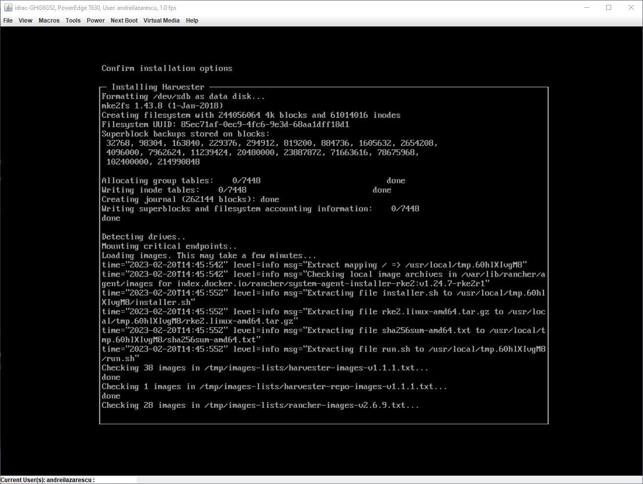 [BUG] Install fails · Issue #3501 · harvester/harvester · GitHub
