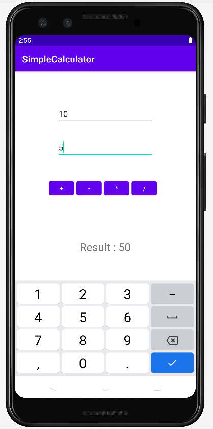 GitHub - tolganacar/SimpleCalculator: Simple Calculator App