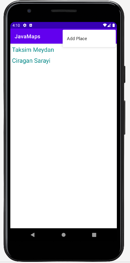 GitHub - tolganacar/JavaMaps: Travel Book App