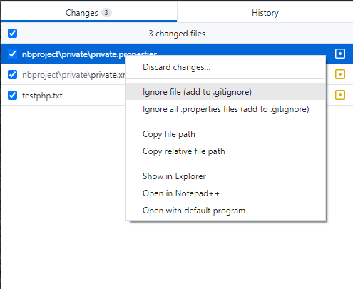 Remove and untrack a file · Issue #14923 · desktop/desktop · GitHub