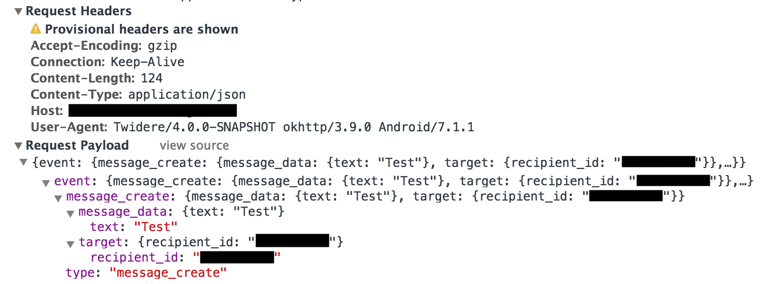 Unable send direct message by use twip · Issue #993 · TwidereProject/Twidere-Android · GitHub