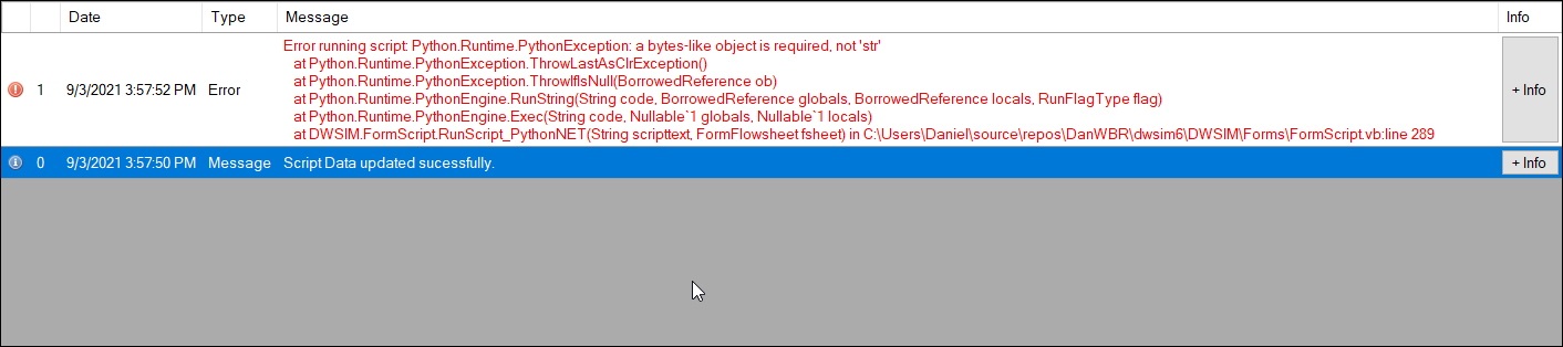 [Enhancement] Python.NET in DWSIM and Information Window · Issue #188 · DanWBR/dwsim · GitHub