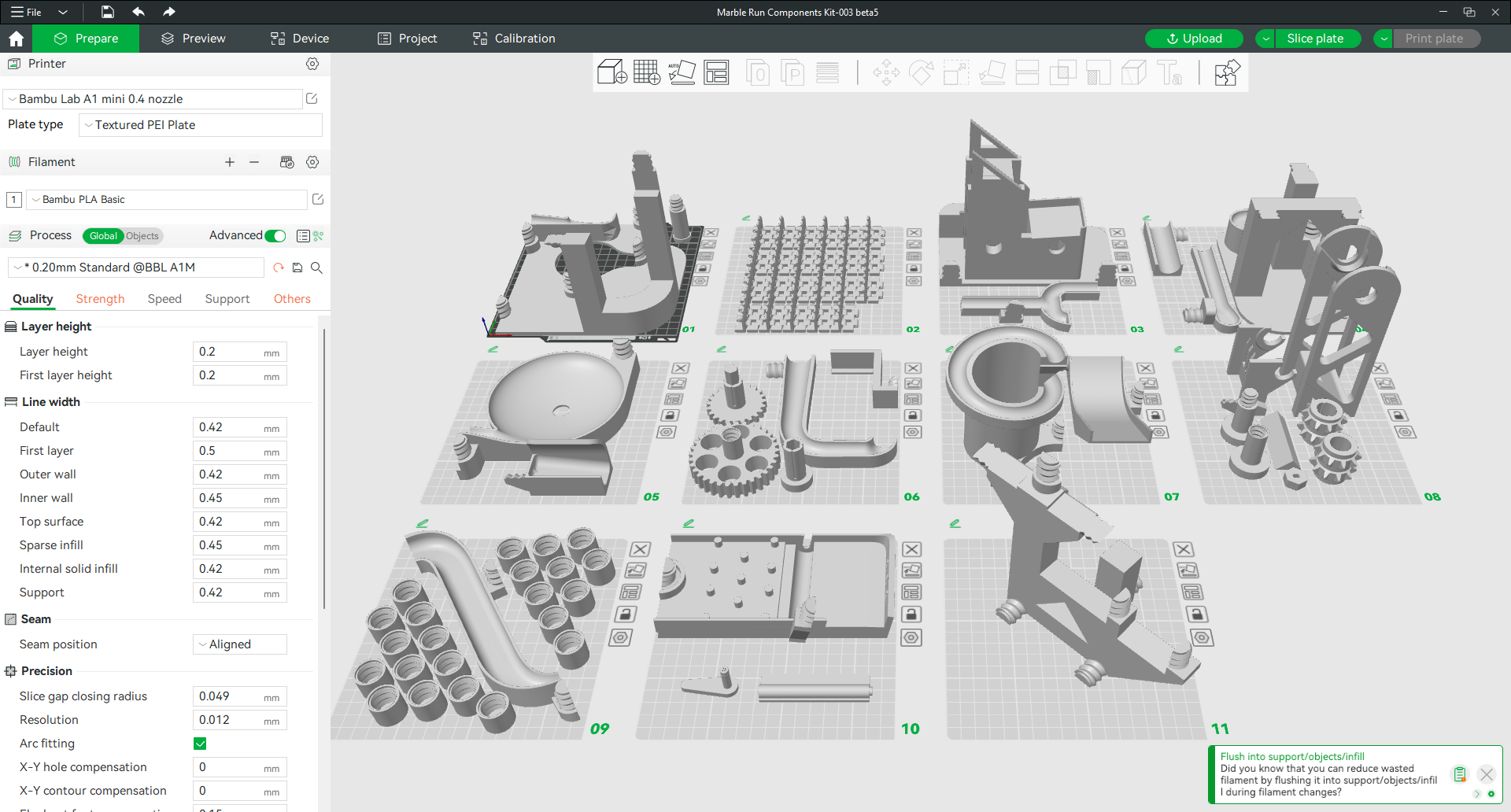 Switching from A1 mini printer to X1 does not correctly place objects ...