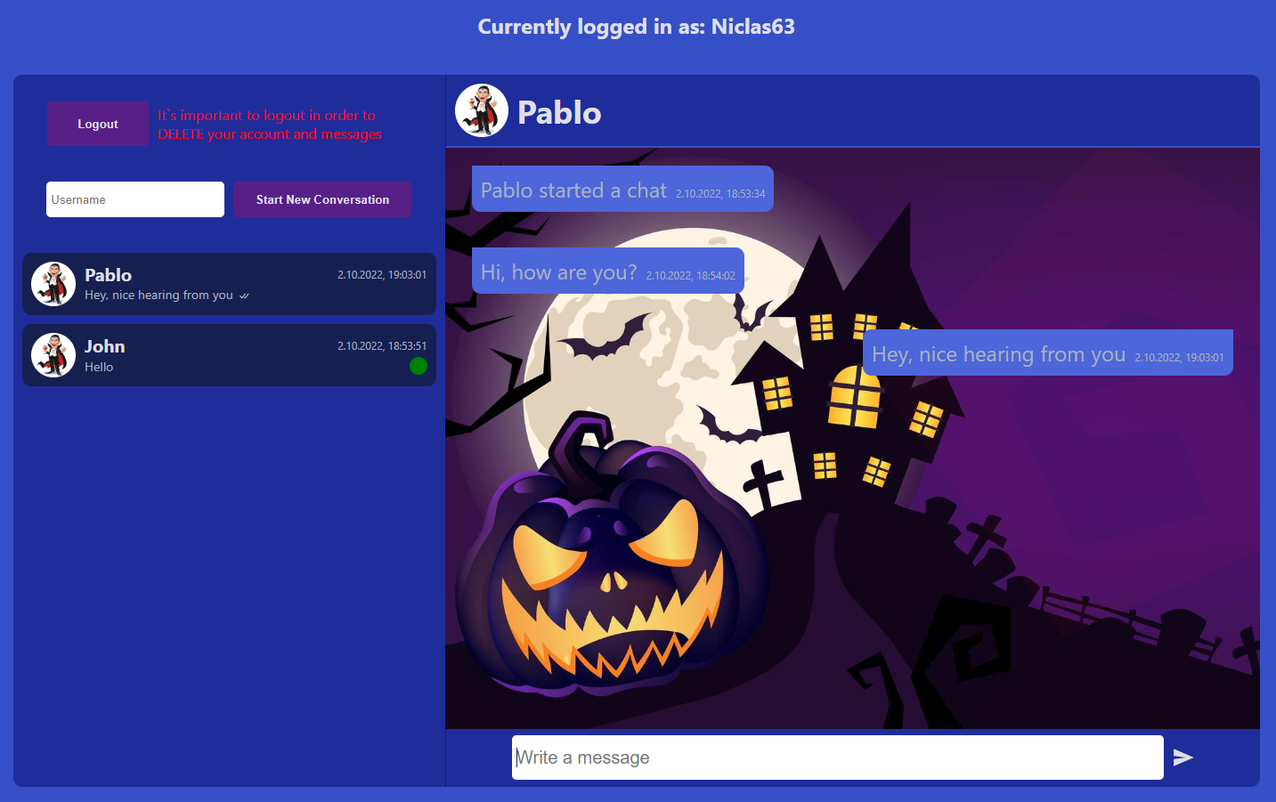 GitHub - NiclasDev63/SpookyChat