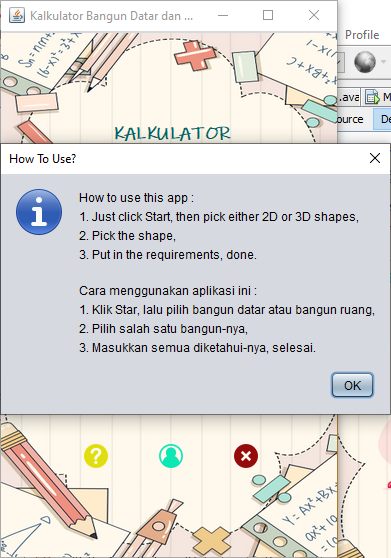 Github Fadhlanshaqtugasbesarpboprogram Kalkulator Bangun Datar Dan Bangun Ruang 
