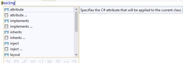 Razor compiler does not generate C# for partial @using directives · Issue #7494 · dotnet/razor ...