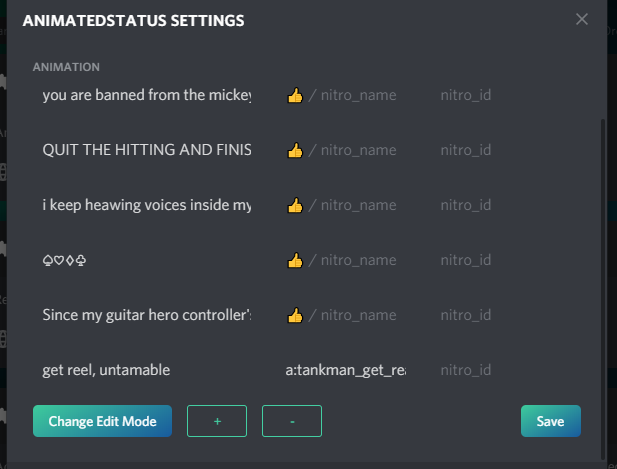 Nitro emoji · Issue #6 · 1Toothless/BetterDiscord-Animated-Status · GitHub