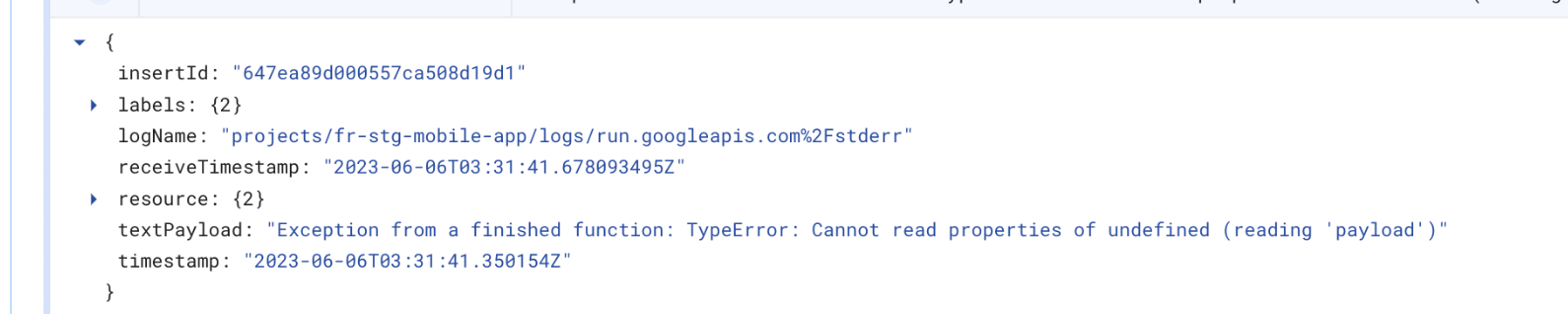 The Crashlytisc Data structor is not right. · Issue #1415 · firebase/firebase-functions · GitHub