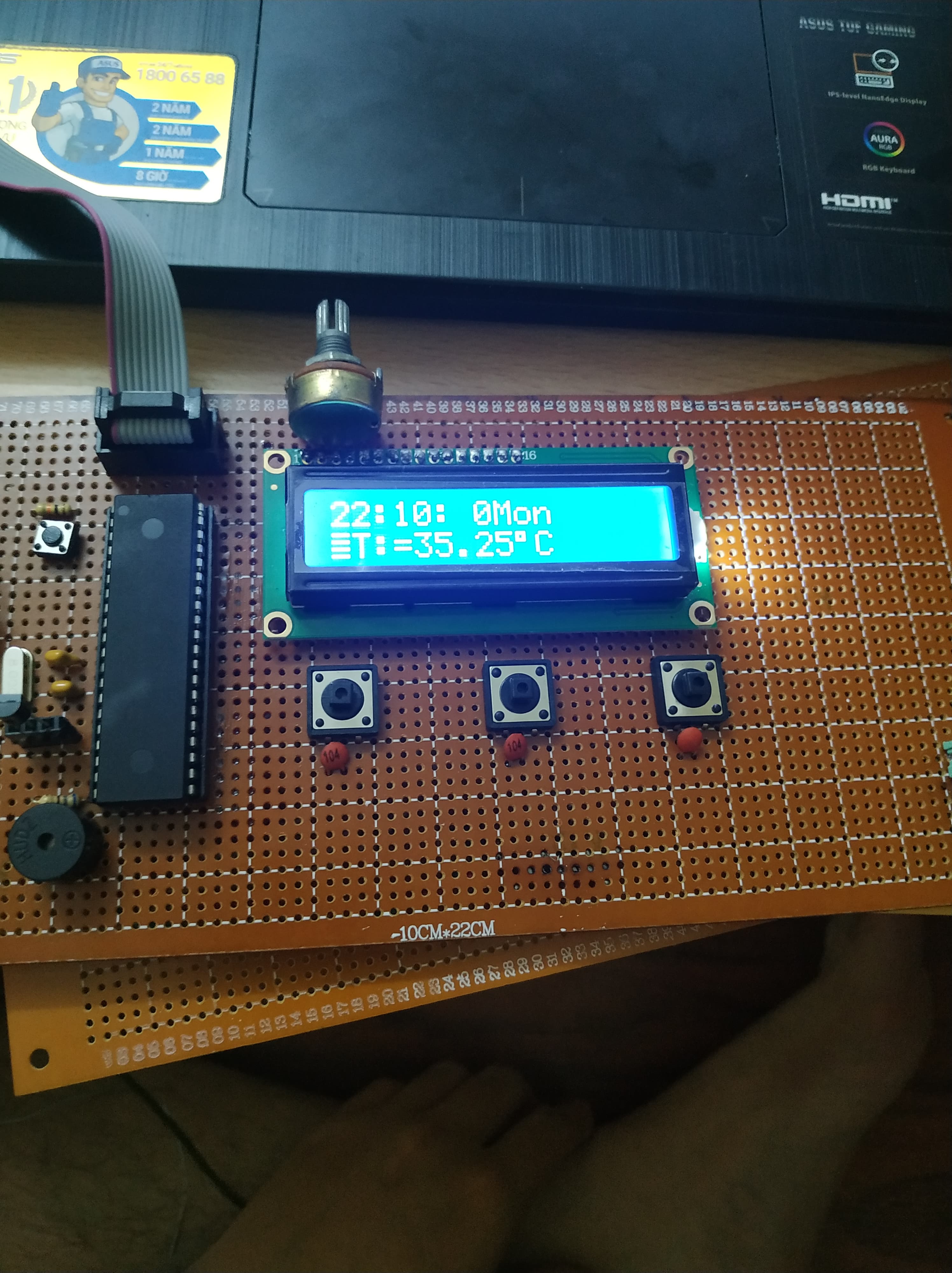 GitHub - buitrongdat1108/DS1307-DS18B20-AT8: Program for micro ...