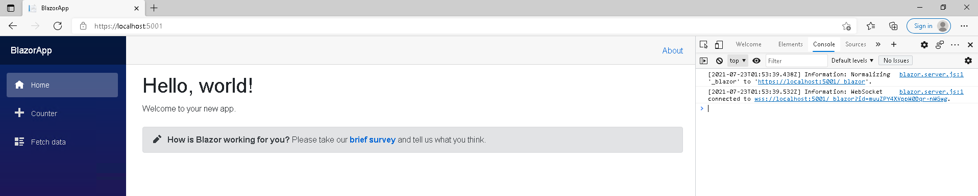 Dotnet Sdk 60100 Rc1213702 Blazor Server App Project Template Missing Css Files In