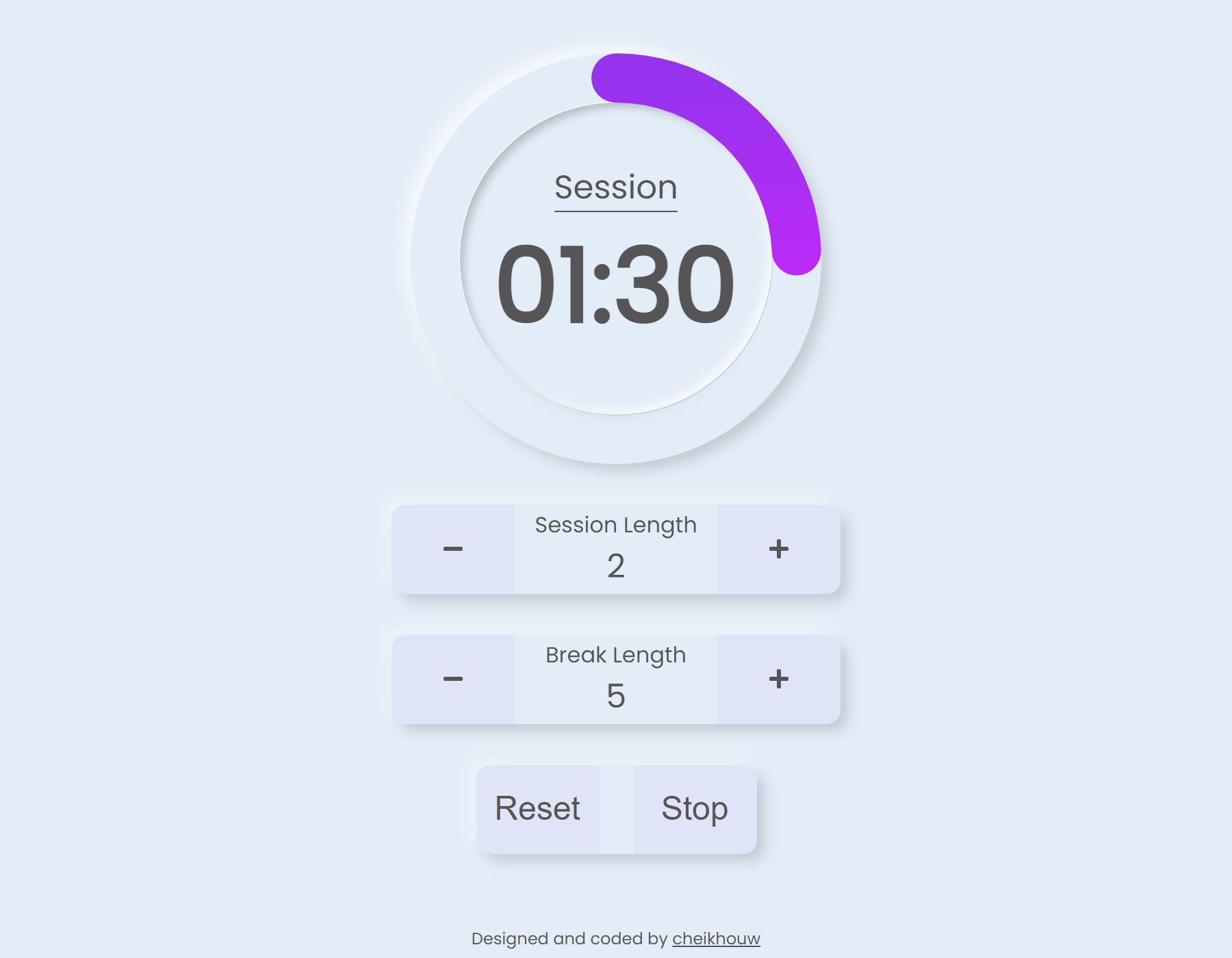 GitHub - CkhGueye/ReactTimerApp: In this React Timer project, You can specify a session and ...