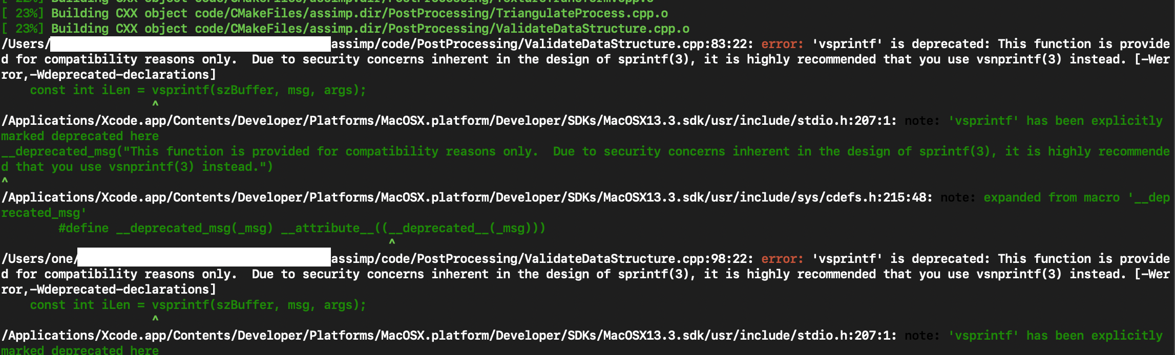525 Macos Does Not Compile With Error Due To Security Concerns Inherent In The Design Of
