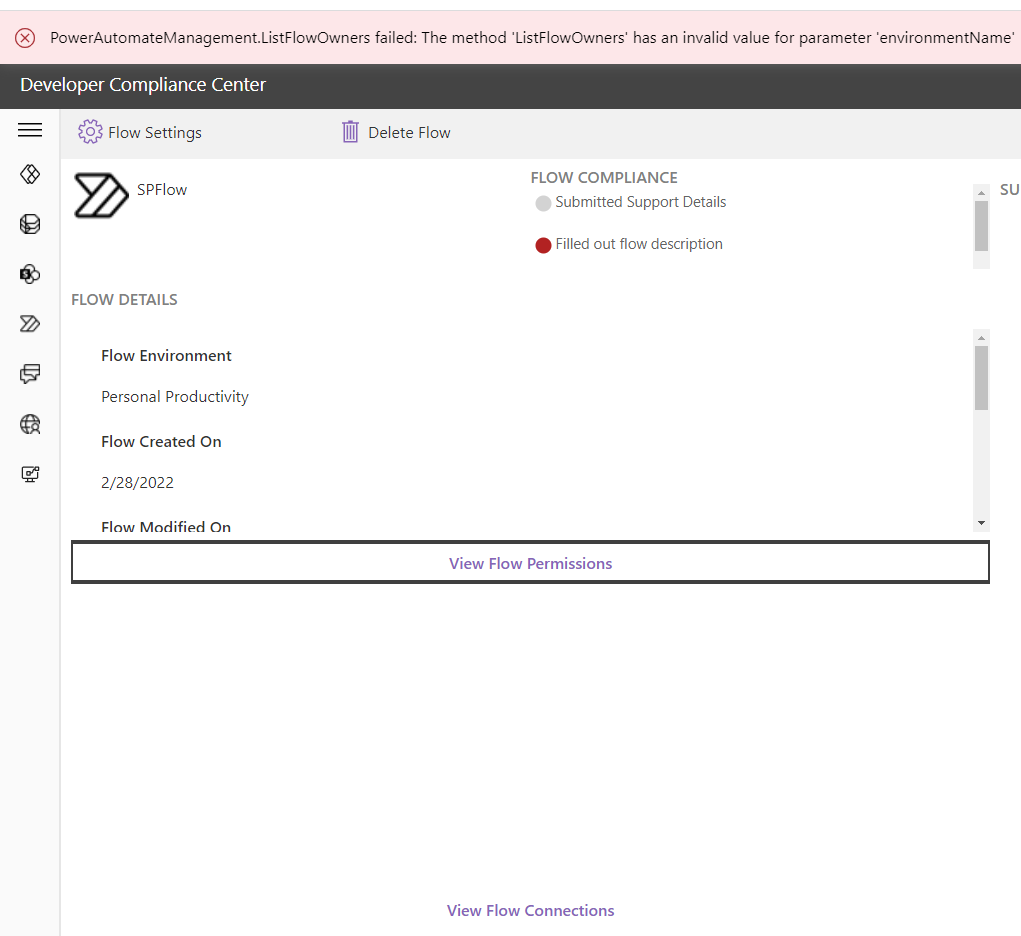 [CoE Starter Kit - BUG] Developer Compliance Center deep links does not work correctly · Issue ...