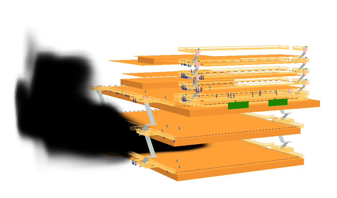 evacuation flow field affected by wind in FDS+EVAC · Issue #9950 ...