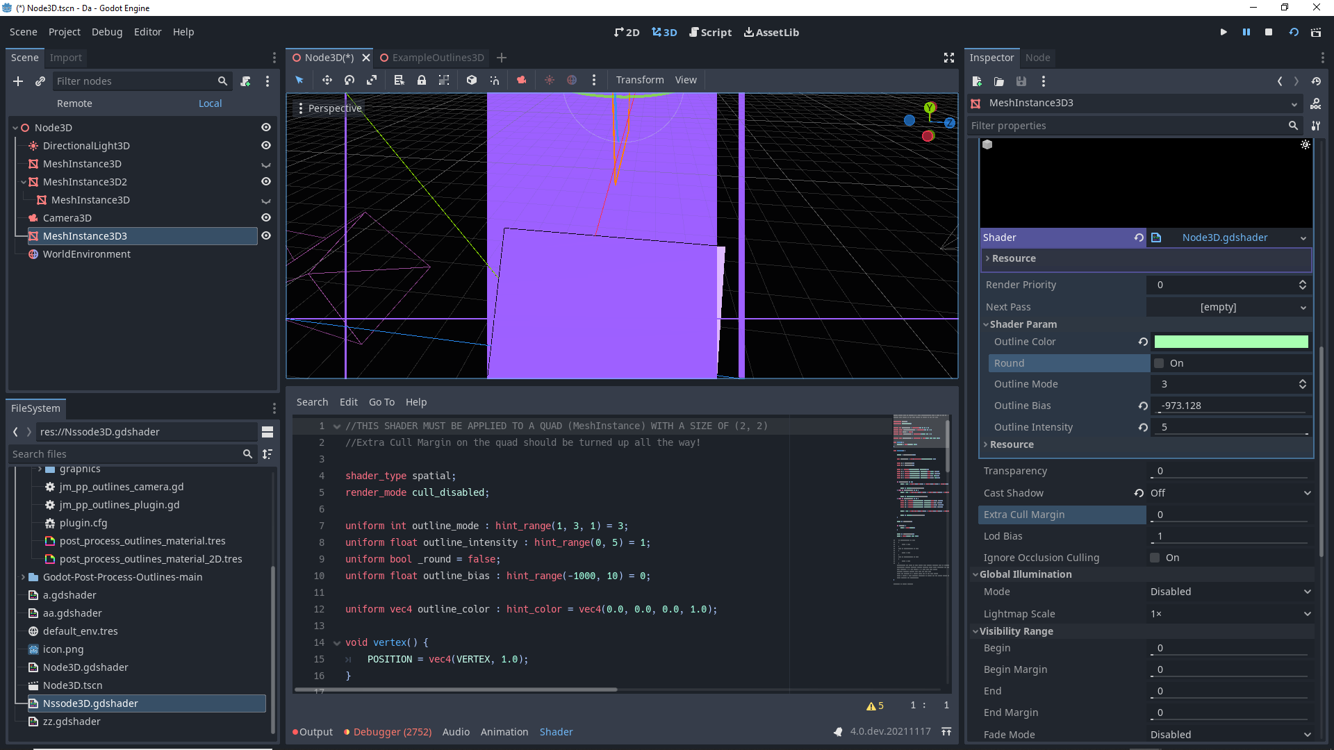 Vulkan: QuadMesh-based post-processing shaders no longer work · Issue #55275 · godotengine/godot ...