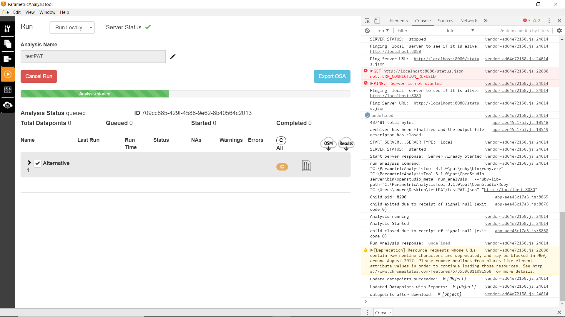 PAT runs forever · Issue #180 · NREL/OpenStudio-PAT · GitHub