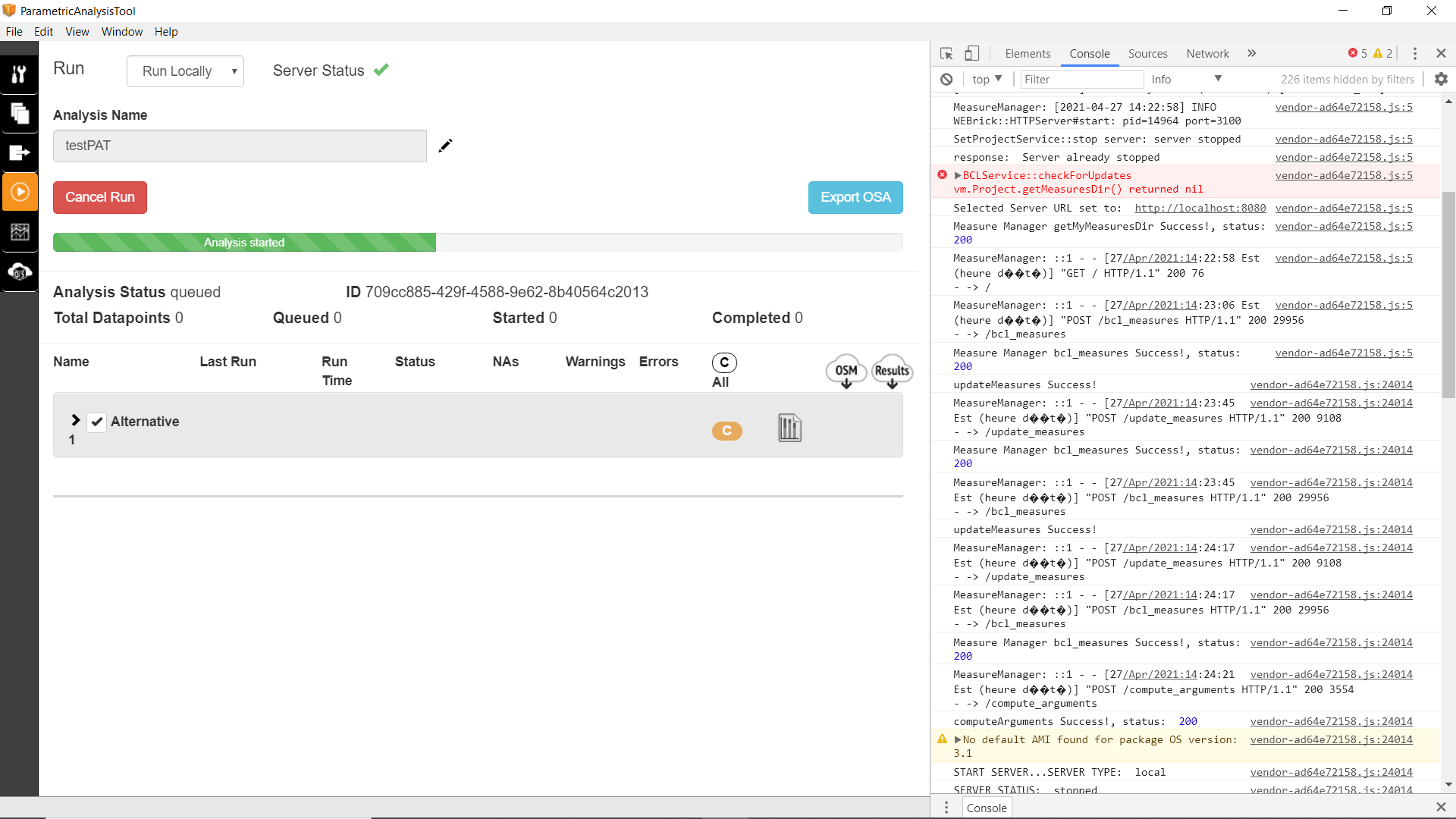 PAT runs forever · Issue #180 · NREL/OpenStudio-PAT · GitHub