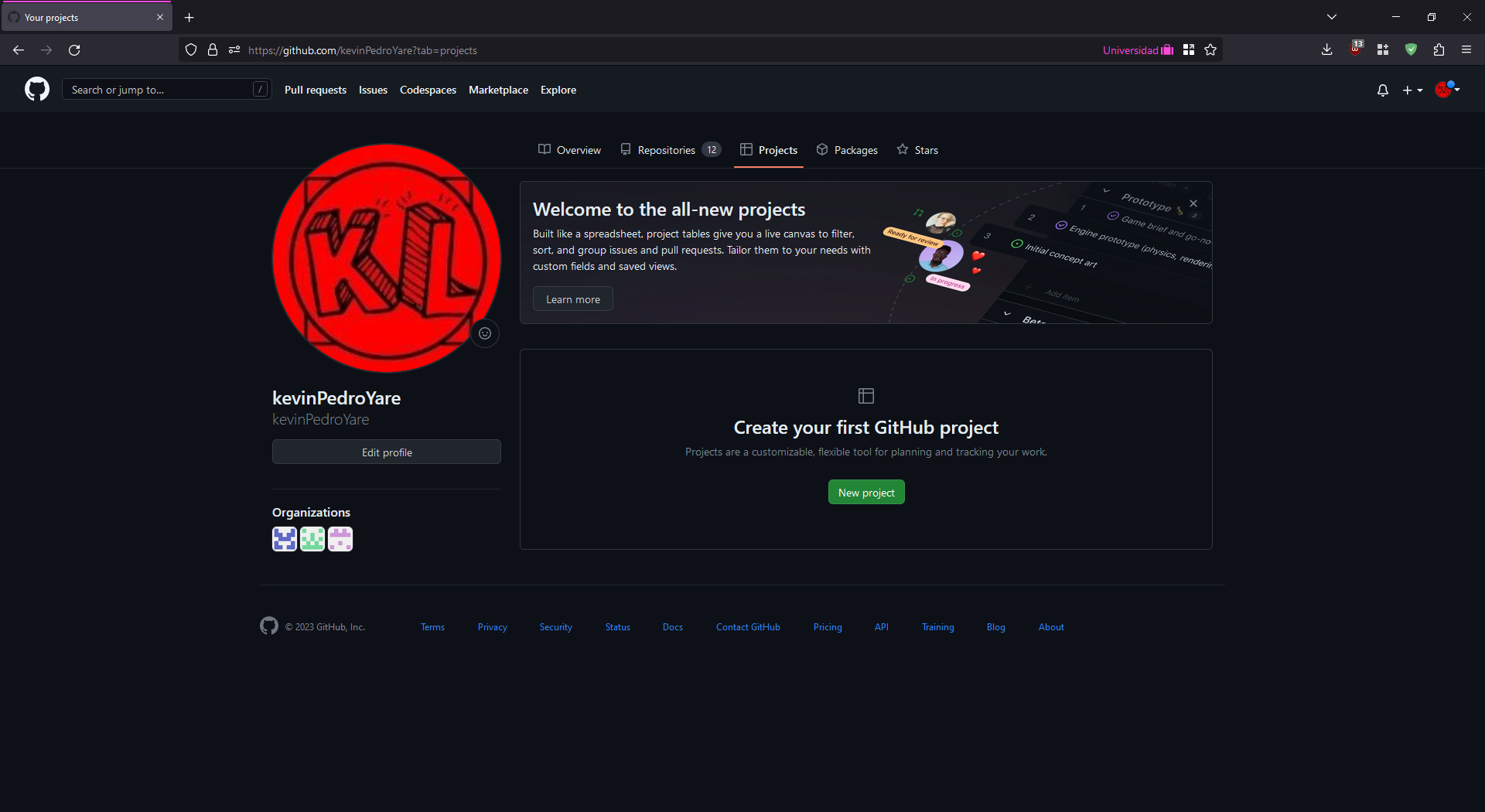 GitHub - kevinPedroYare/ProyectoGrupal