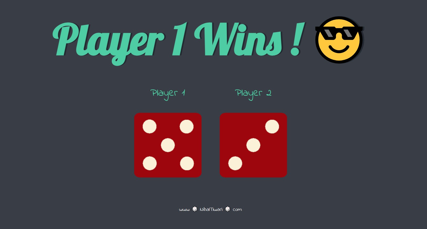 GitHub - Nihal337/The-Dice-Game: Here Through this mini project, I ...