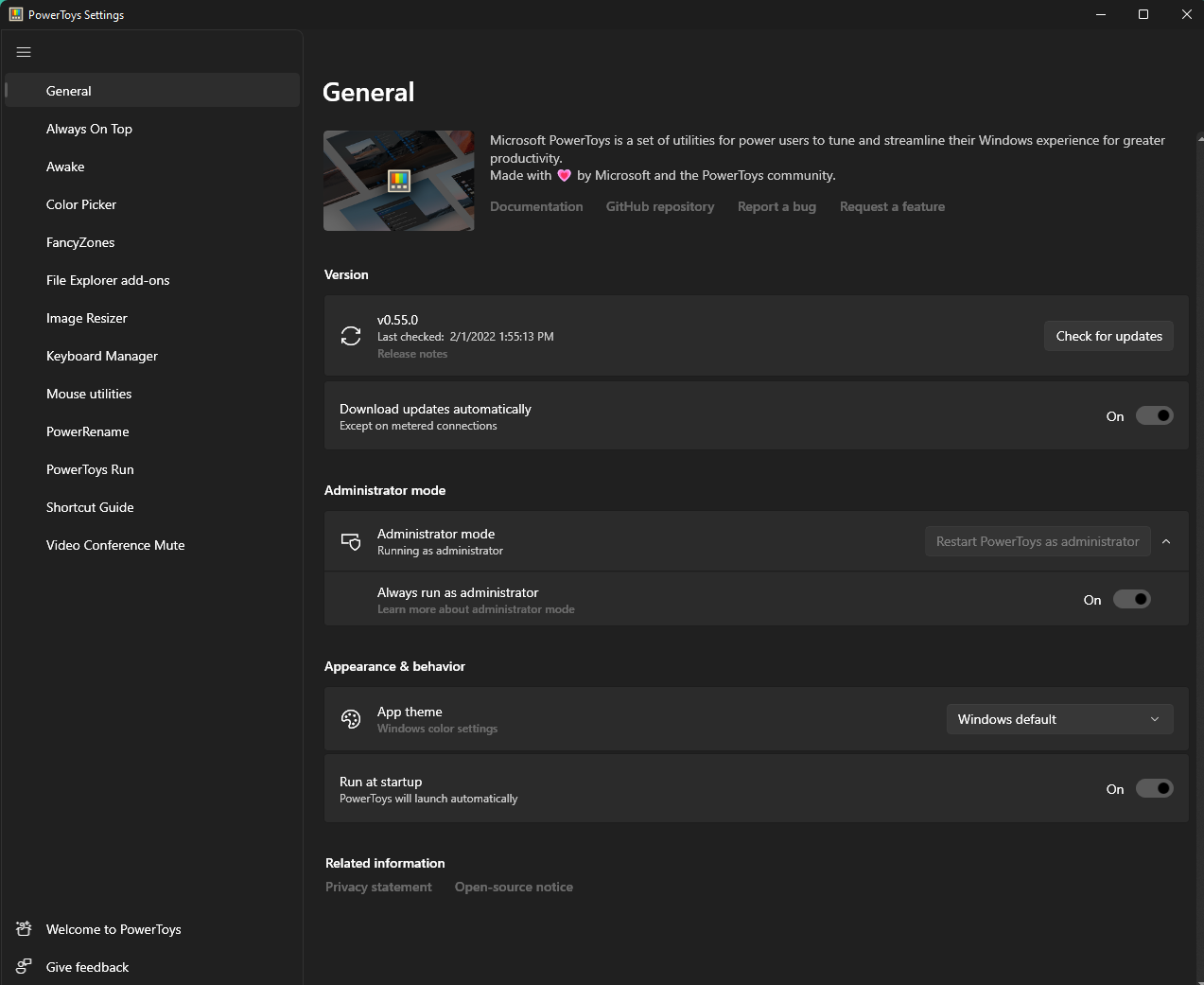 [Settings] NavigationView menu icons missing · Issue #15915 · microsoft/PowerToys · GitHub