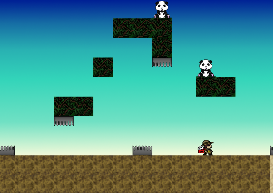 GitHub - AleksandraRuminska/PandaRescue: Simple Platformer game which ...