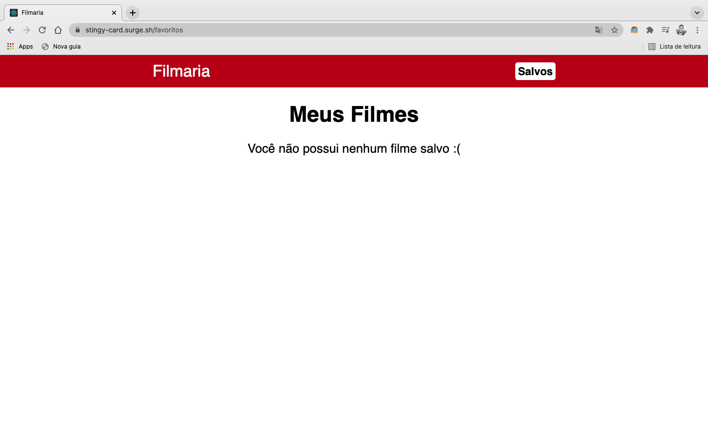 GitHub - YaraNascimento/Filmaria