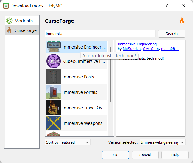 CurseForge mod downloader is unable to find several mods · Issue #196 · PolyMC/PolyMC · GitHub