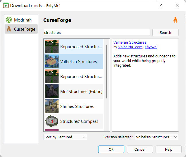 CurseForge mod downloader is unable to find several mods · Issue #196 · PolyMC/PolyMC · GitHub