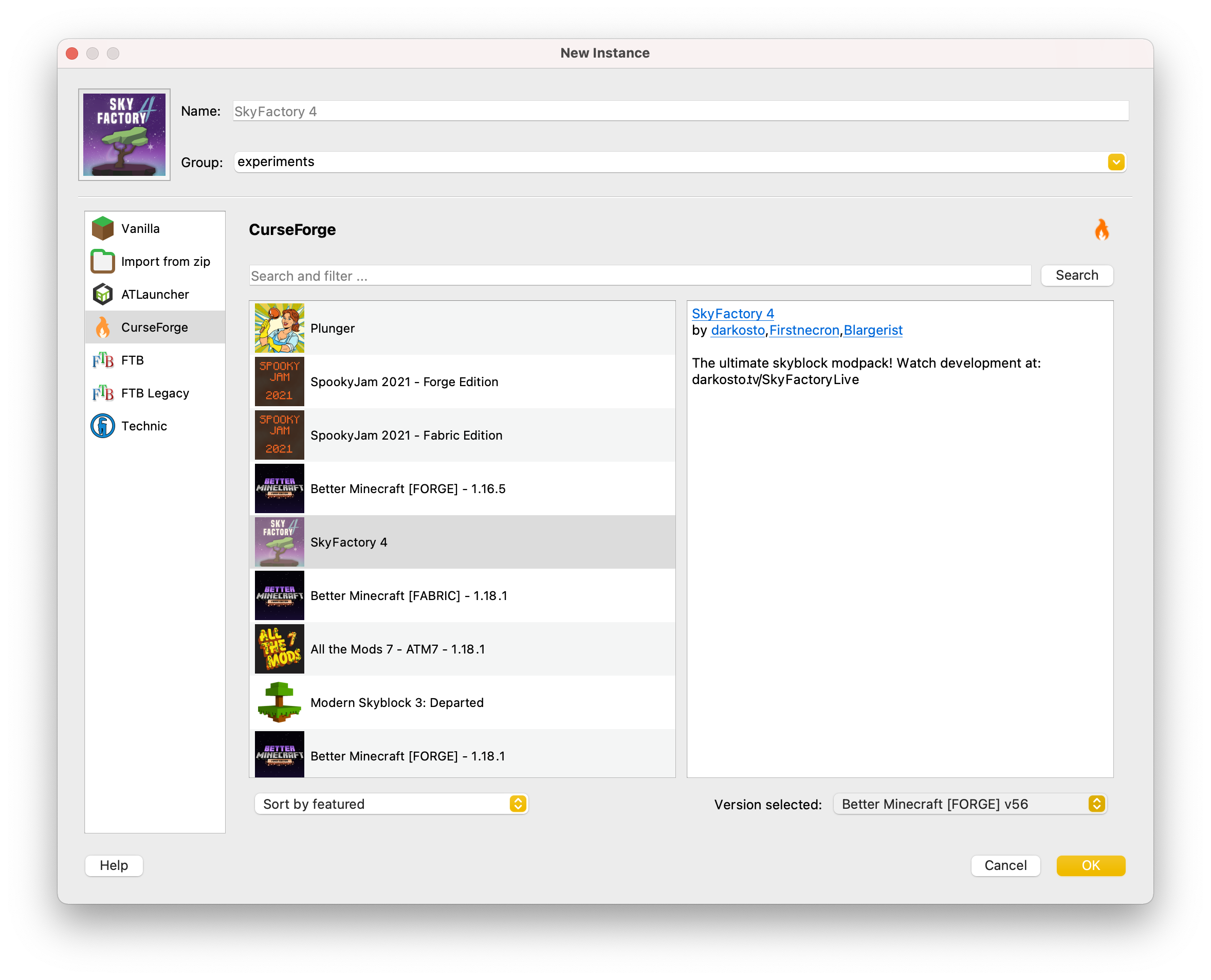 mod and modpack selector randomly select wrong things · Issue #204 · PolyMC/PolyMC · GitHub